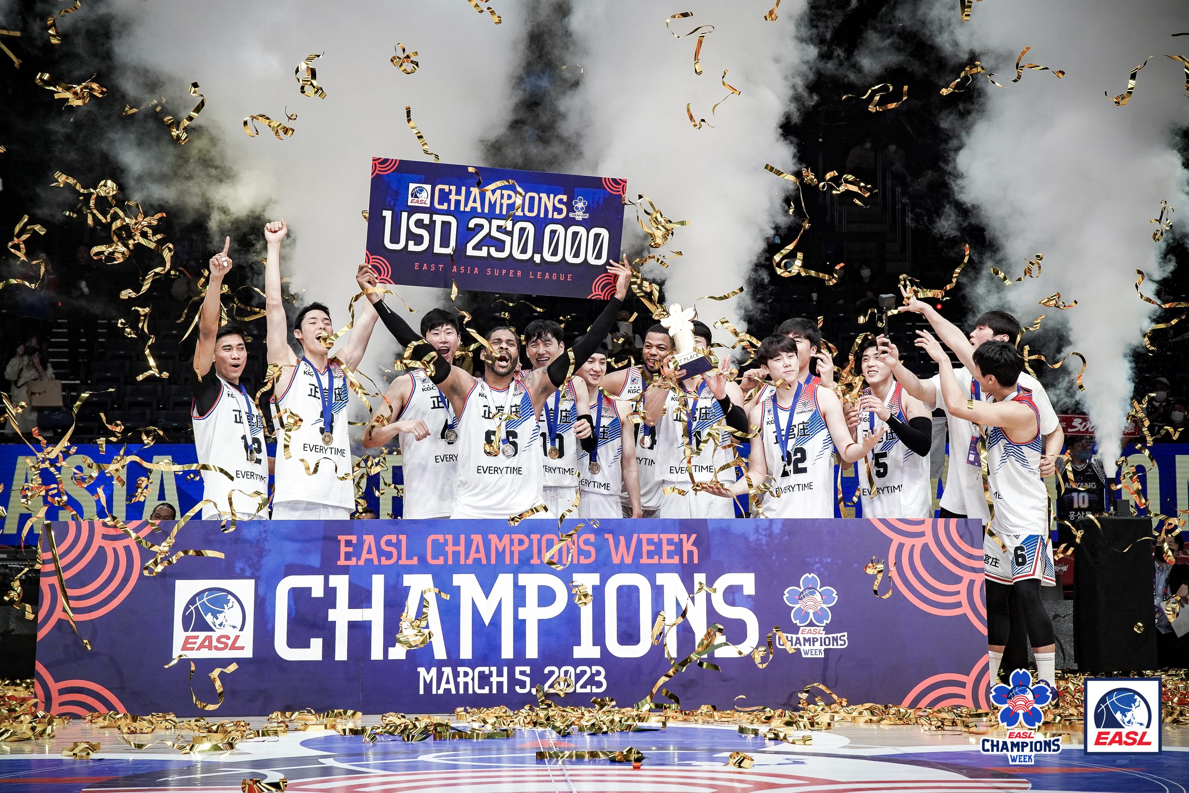 Anyang KGC defeat Seoul SK Knights to claim championship at EASL Champions Week | EASL